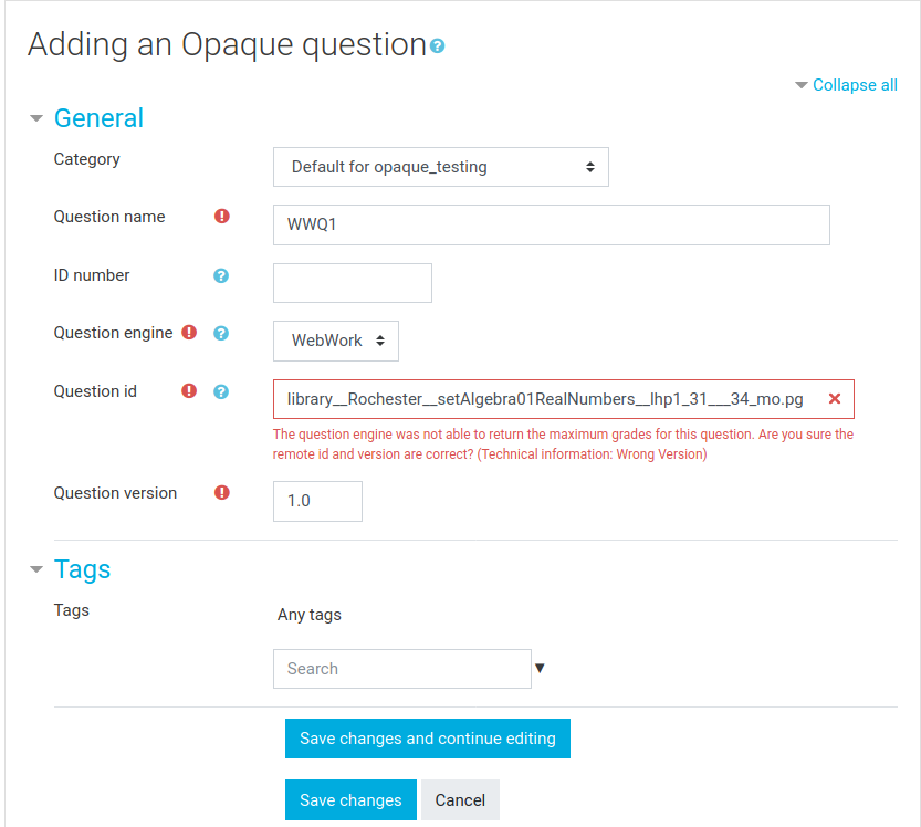UsingWW: Opaque server setup UsingWW: Opaque server setup